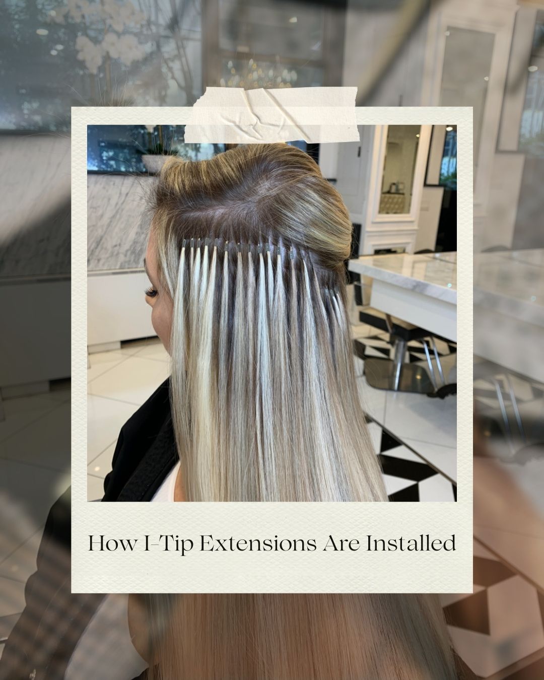 How I-Tip Extensions Are Installed - Olivia Christensen Salon